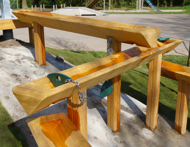 Watergoot met 2 uitlopen - Houtplezier.nl